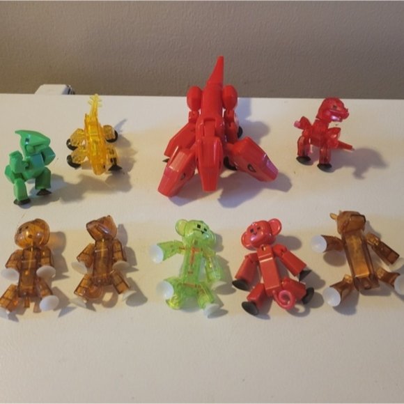 Stikbot | Toys | Stikbot Animals And Dinosaurs Set Of 9 | Poshmark